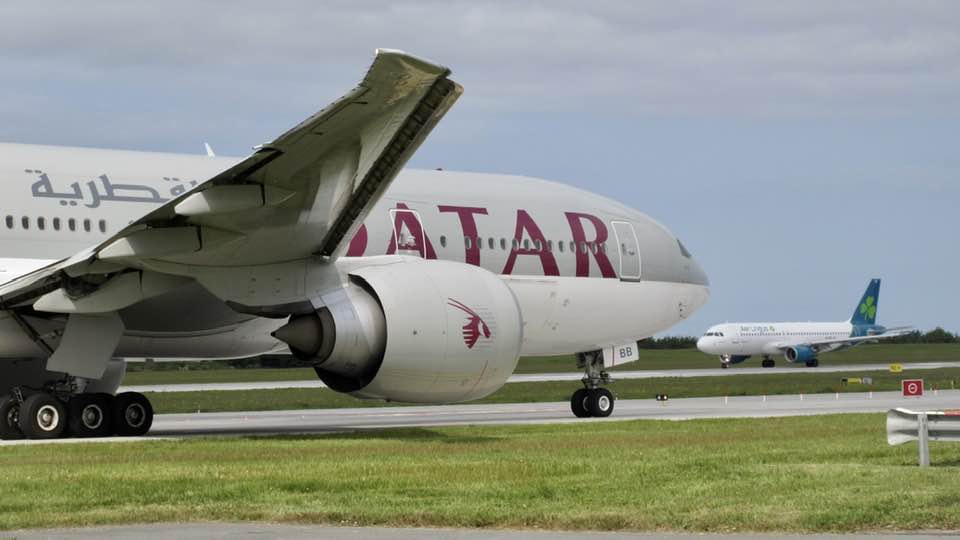 Qatar Airways deploys 777 on Doha–Dublin Service - IrishAero - Irish ...